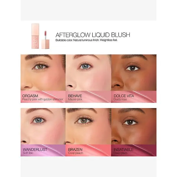 NARS Afterglow Liquid Blush - Orgasm
