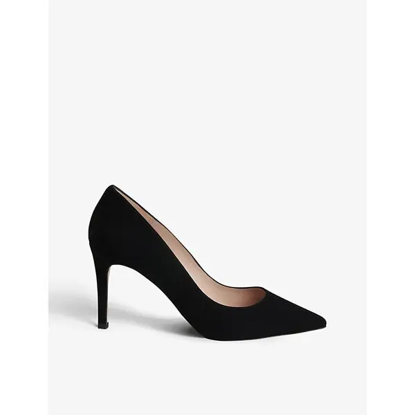 Whistles Corie Suede Heeled Pumps