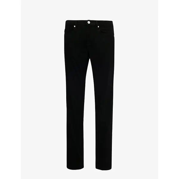 FRAME L'homme Slim Stretch-denim Jeans - Noir
