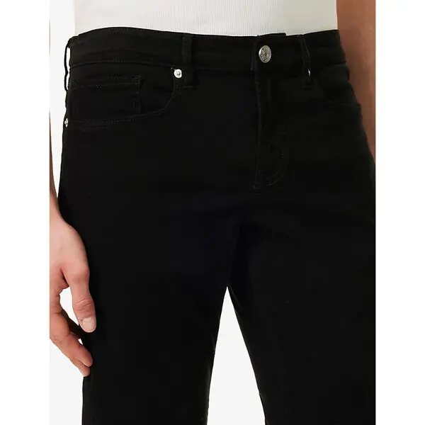 FRAME L'homme Slim Stretch-denim Jeans - Noir