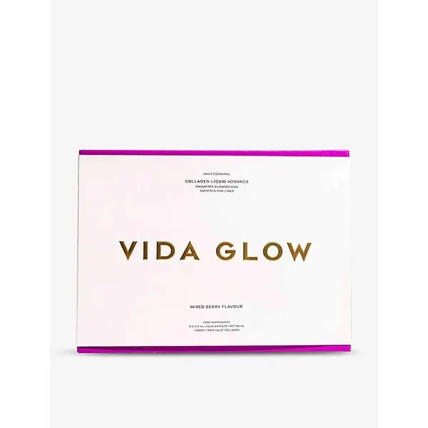 VIDA GLOW Mixed Berry Collagen Liquid Advance Supplements 15 X 12.4ml - One-color