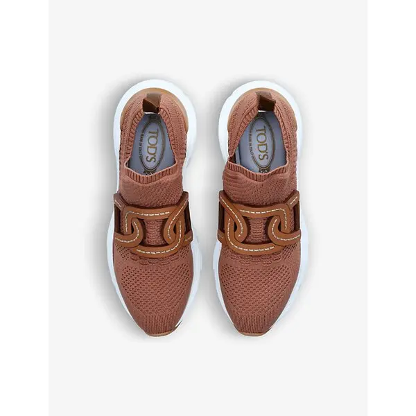 TOD'S Run 54c Calzino Mesh Low-top Trainers - Brown