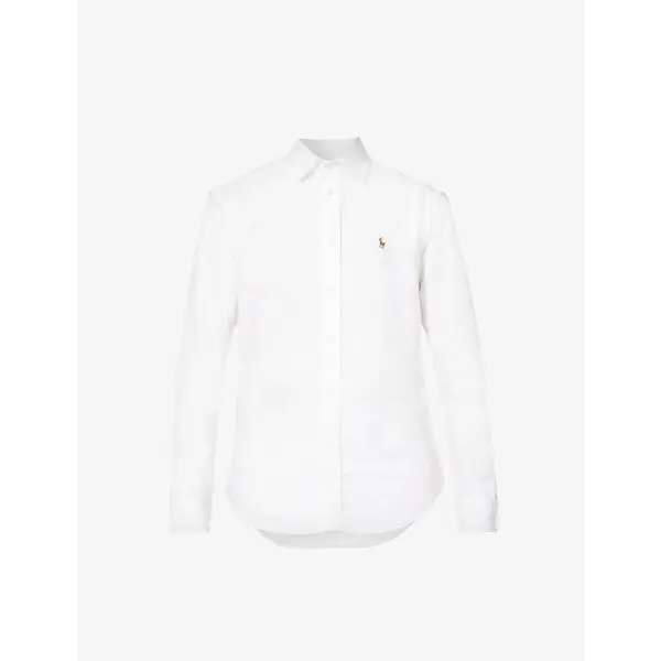 Polo Ralph Lauren Brand-embroidered Cotton Shirt - Bsr White