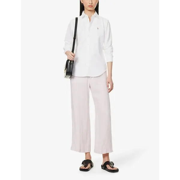 Polo Ralph Lauren Brand-embroidered Cotton Shirt - Bsr White