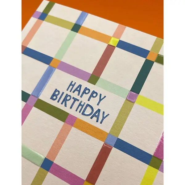 RASPBERRY BLOSSOM Happy Birthday' Birthday Card 18cm X 13cm