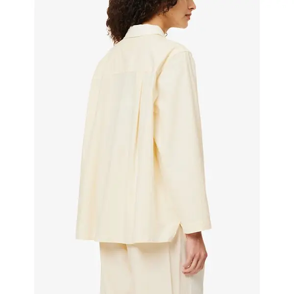 HAY Duo Relaxed-fit Long-sleeve Cotton Pyjama Shirt