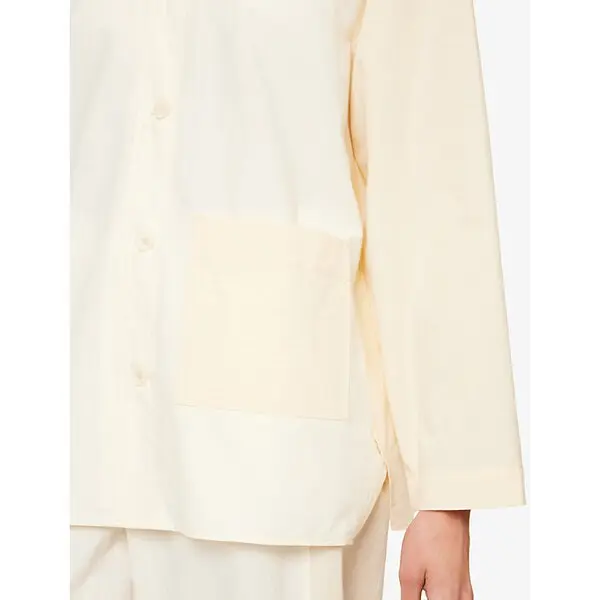 HAY Duo Relaxed-fit Long-sleeve Cotton Pyjama Shirt