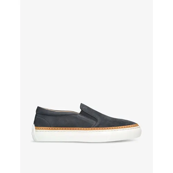 TOD'S Cassetta Slip-on Leather Low-top Trainers