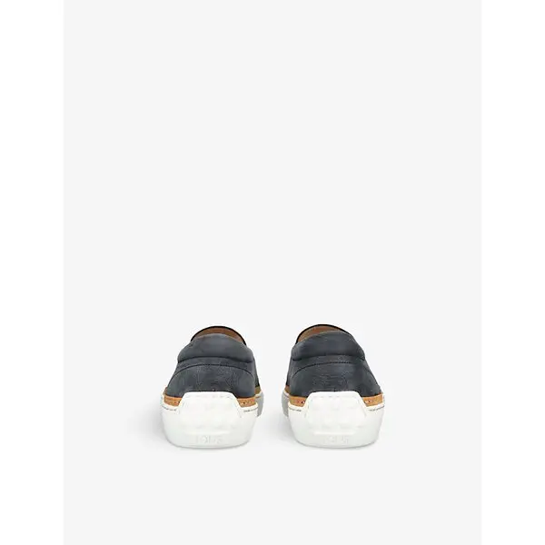 TOD'S Cassetta Slip-on Leather Low-top Trainers