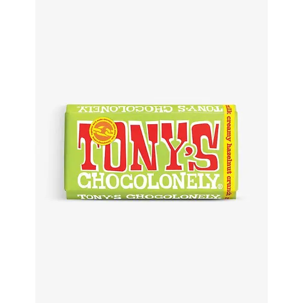 TONY'S Milk Chocolate Creamy Hazelnut Crunch Bar 180g - One-color