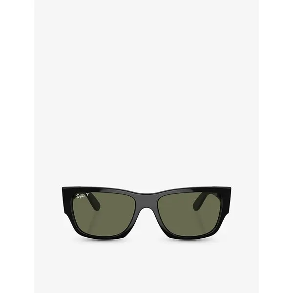 Ray-ban Rectangle-frame Sunglasses - Black