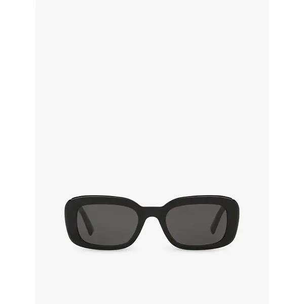 Saint Laurent Slm130 Square-frame Acetate Sunglasses - Black