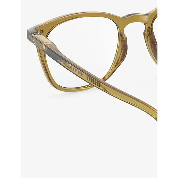 IZIPIZI Square Framed Reading Glasses - Golden Green