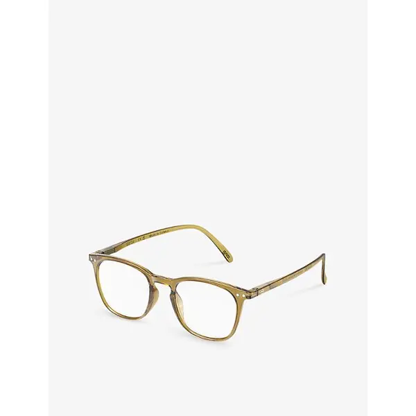 IZIPIZI Square Framed Reading Glasses - Golden Green