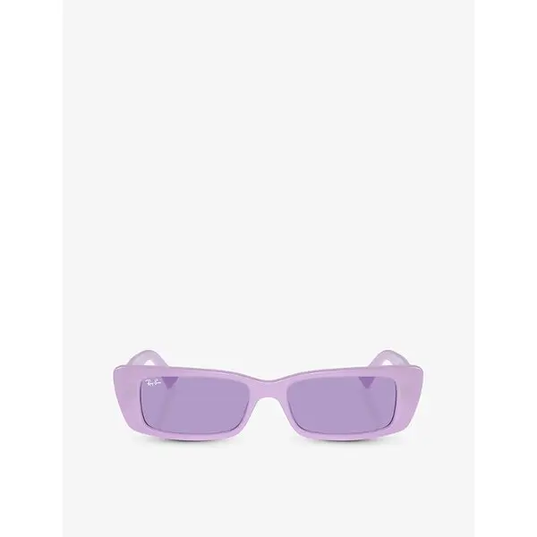 Ray-ban Rectangle-frame Sunglasses - Purple