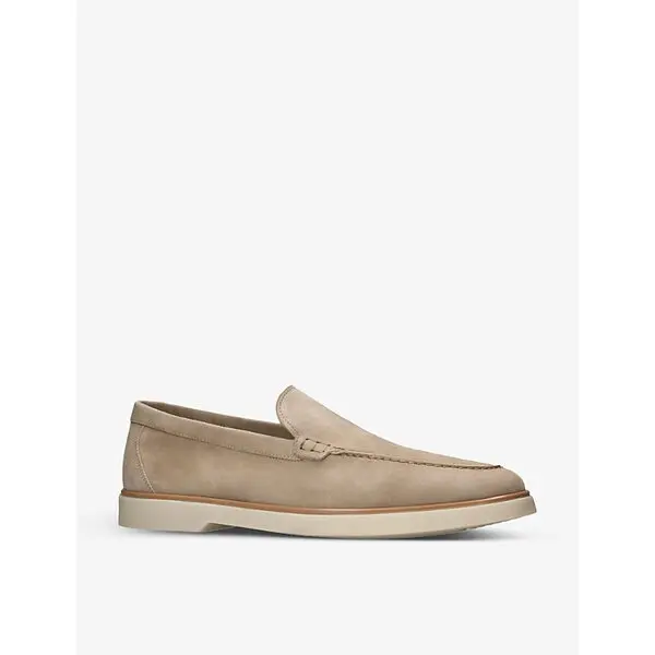 Magnanni Altea Suede Loafers - Bone