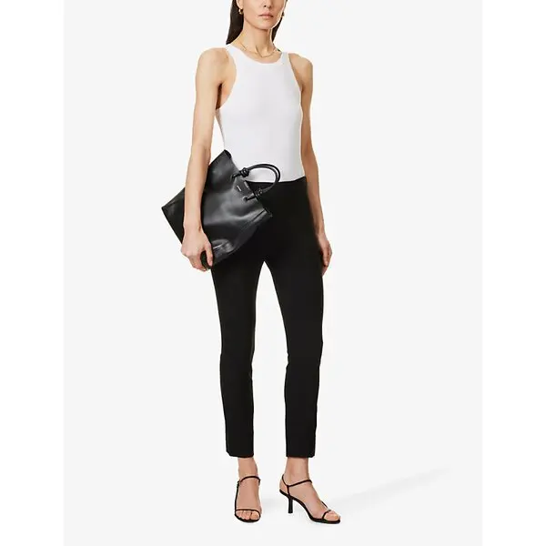 Vince Cropped Straight-leg Mid-rise Trousers