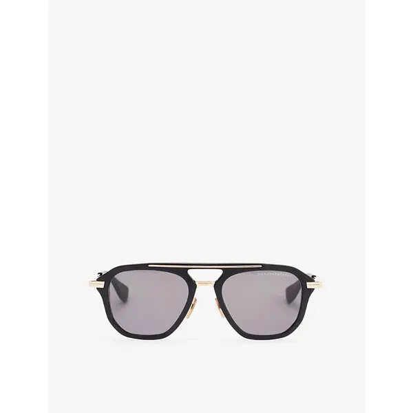 Dita Dts416 Terracraft Aviator Sunglasses - Black