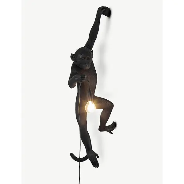 SELETTI Hanging Monkey Resin Outdoor Lamp 75cm - One-color