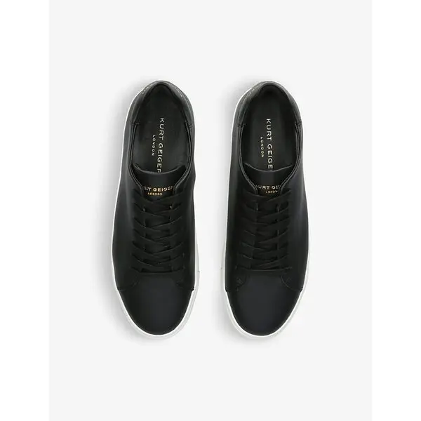 Kurt Geiger Lennon Logo-embossed Leather Low-top Trainers