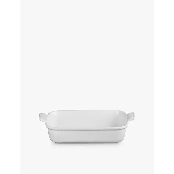 LE CREUSET Heritage Stoneware Rectangular Dish - White