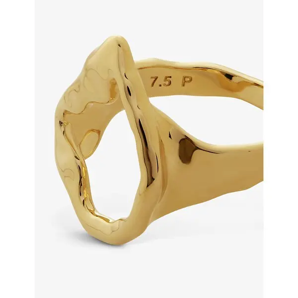 Monica Vinader 18ct Yellow -plated Vermeil Sterling Silver Ring