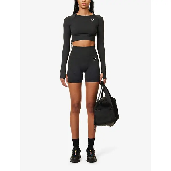GYMSHARK Vital Seamless 2.0 Stretch-jersey Shorts - Black Marl