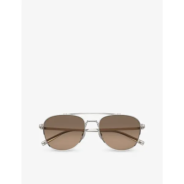 Oliver Spencer Ov1335st Rivetti Pilot-frame Sunglasses
