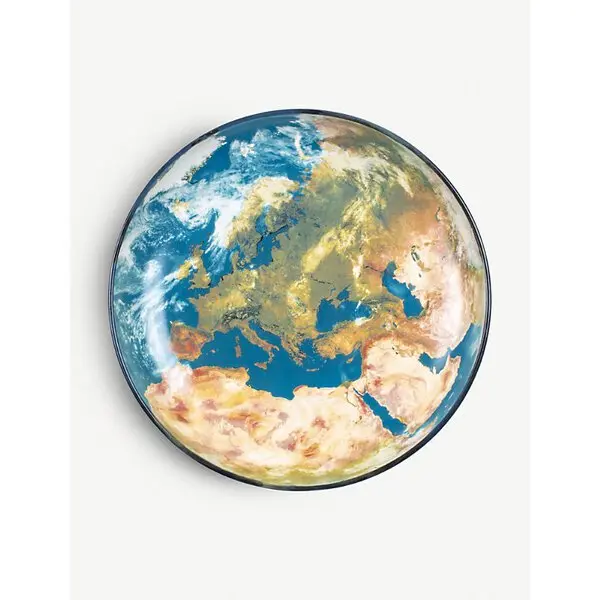 SELETTI Diesel Living With Cosmic Diner Earth Porcelain Dinner Plate 32cm - One-color