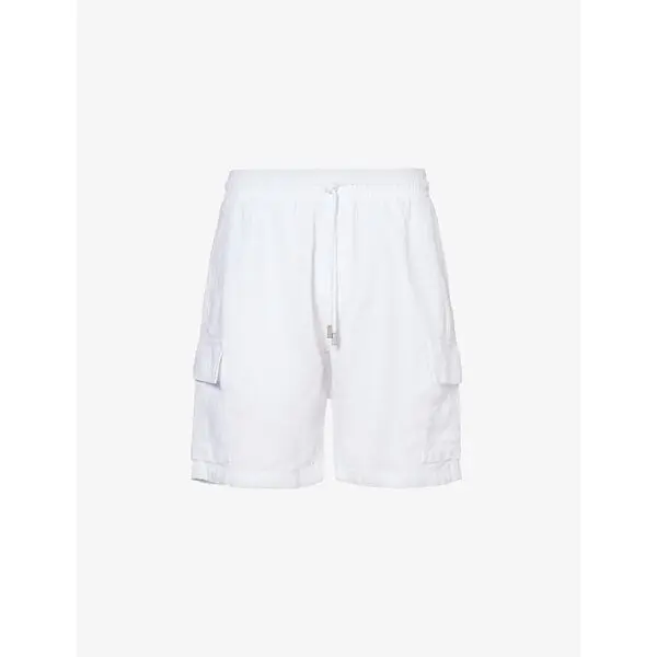 Vilebrequin Baie Linen Shorts - Blanc
