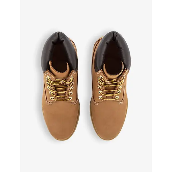 Timberland Premium 6-inch Leather Ankle Boots - Wheat Nubuck