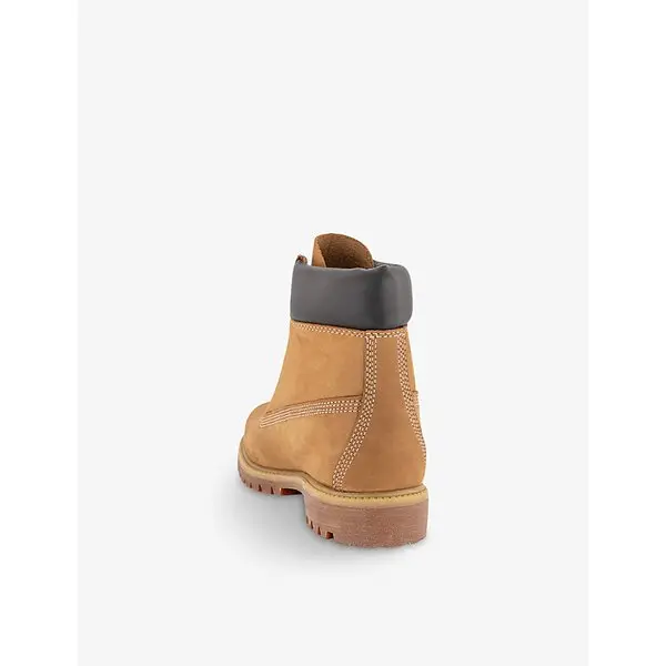 Timberland Premium 6-inch Leather Ankle Boots - Wheat Nubuck