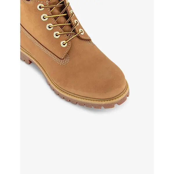 Timberland Premium 6-inch Leather Ankle Boots - Wheat Nubuck