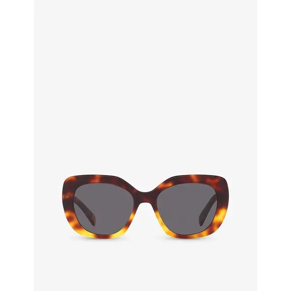 Celine Butterfly-frame Acetate Sunglasses - Brown