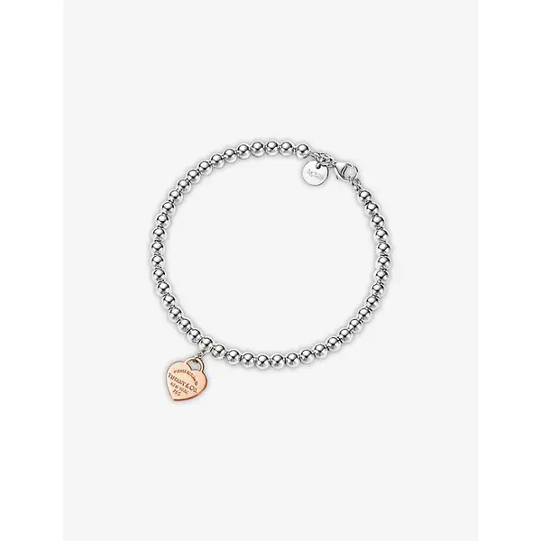 Tiffany & Co. Return To Heart Tag Bracelet - Silver/rose Gold
