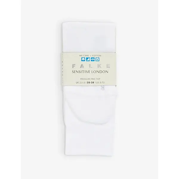 Falke Sensitive London Stretch-cotton-blend Socks - 2000 White