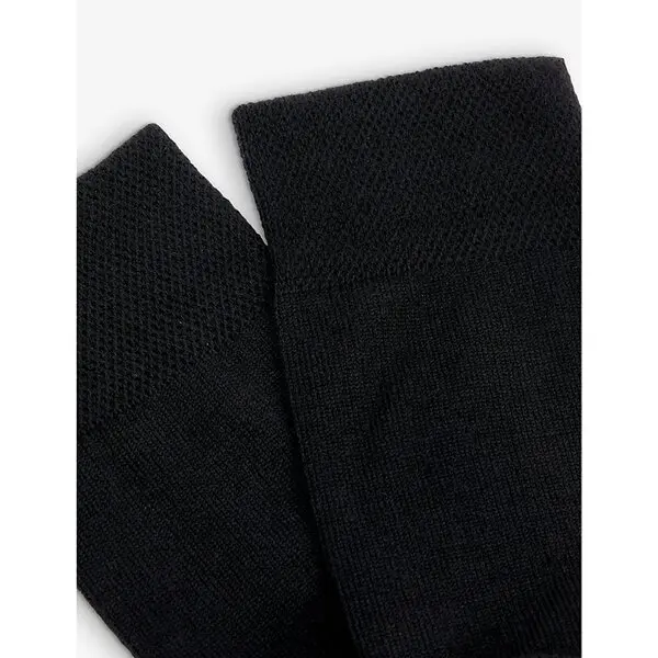 Falke Sensitive London Stretch-cotton-blend Socks - 3000 Black