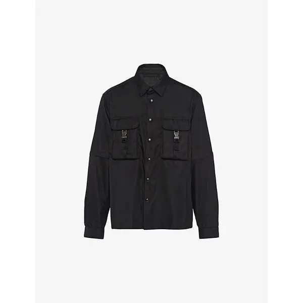Prada Re-nylon Brand-plaque Nylon Shirt