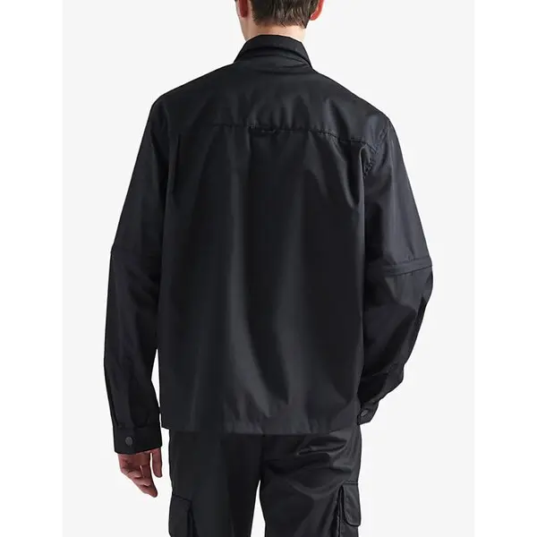 Prada Re-nylon Brand-plaque Nylon Shirt