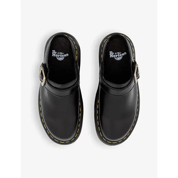 Dr. Martens Laketen Leather Platform Mules