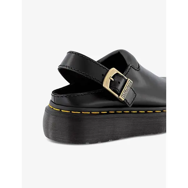 Dr. Martens Laketen Leather Platform Mules