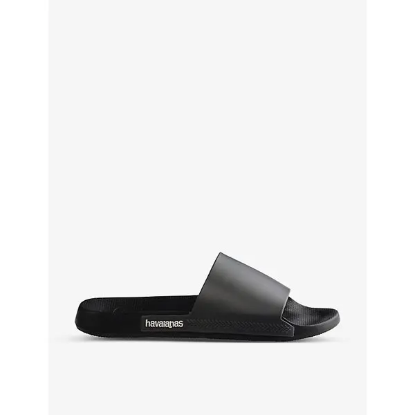 Havaianas Rubber Sliders - Black