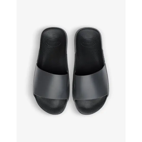 Havaianas Rubber Sliders - Black