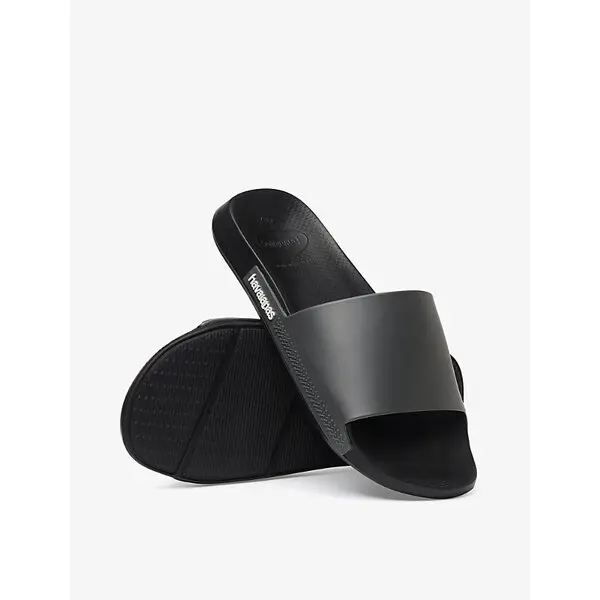 Havaianas Rubber Sliders - Black
