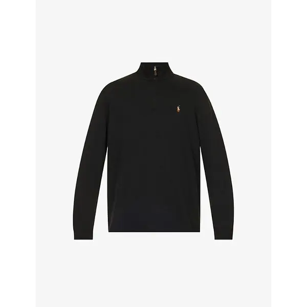 Polo Ralph Lauren Regular-fit Cotton-jersey Sweatshirt - Polo Black
