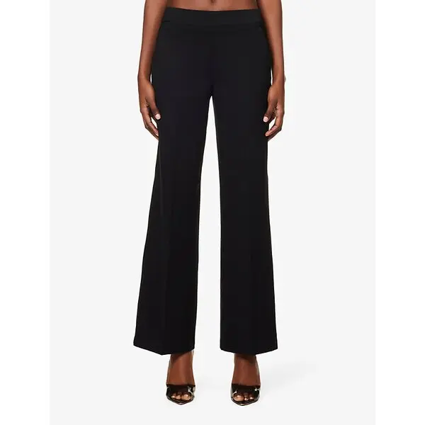 Spanx Perfectfit Ponte Wide Leg Trousers - Classic Black