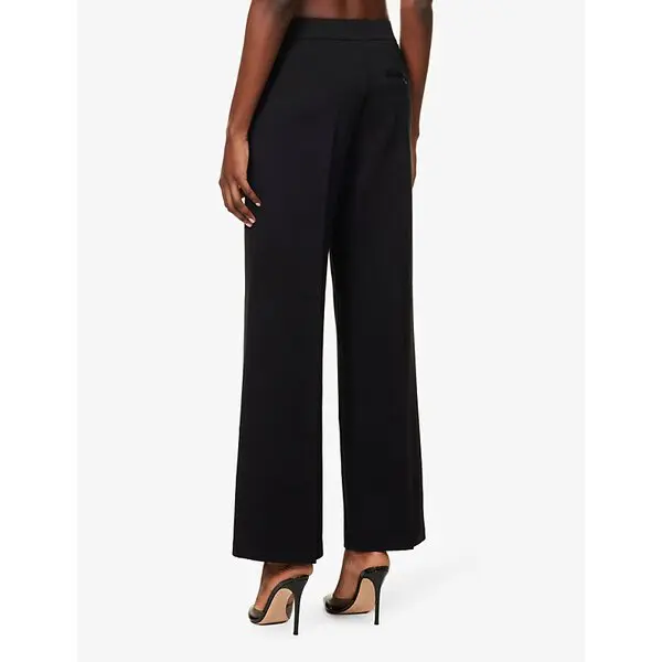 Spanx Perfectfit Ponte Wide Leg Trousers - Classic Black
