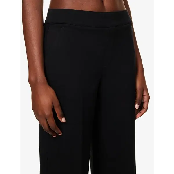 Spanx Perfectfit Ponte Wide Leg Trousers - Classic Black