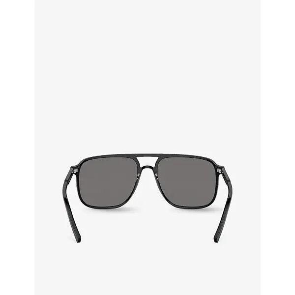Dolce & Gabbana Dg4403 Pilot-frame Sunglasses - Black