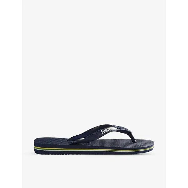 Havaianas Brazil Logo Flip-flops - Navy Blue